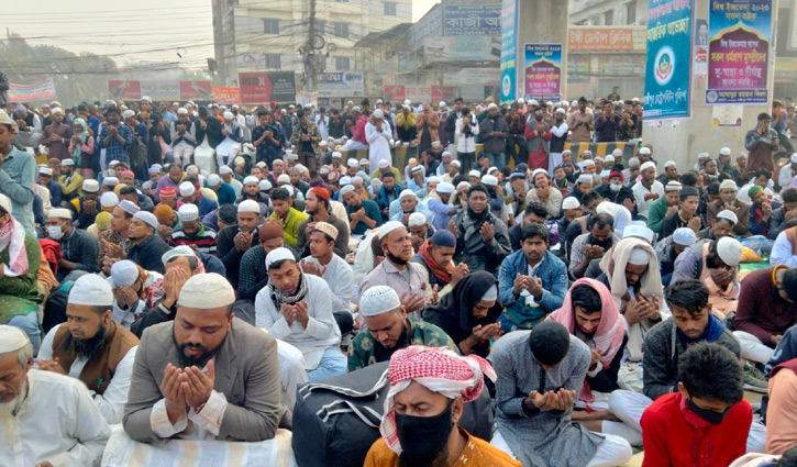 First phase of Ijtema ends seeking blessings for Muslim Ummah