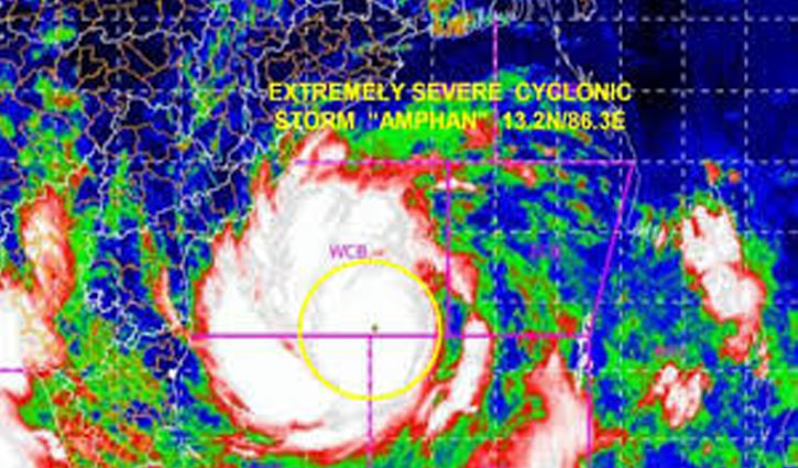Amphan transforms into super cyclone