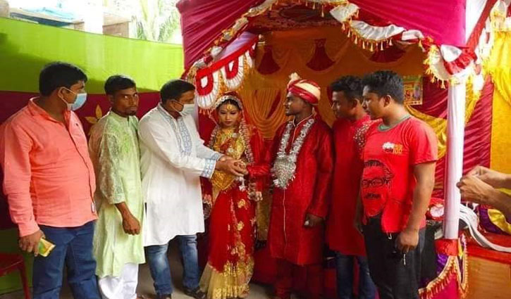 মাগুরায় পিতৃহীন অসহায় মেয়ের বিয়ের আয়োজন করলেন এমপি শিখর