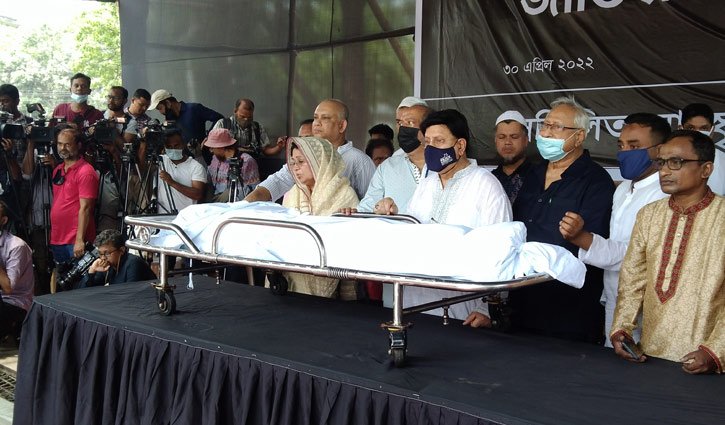 Abdul Muhith’s body taken to Central Shaheed Minar