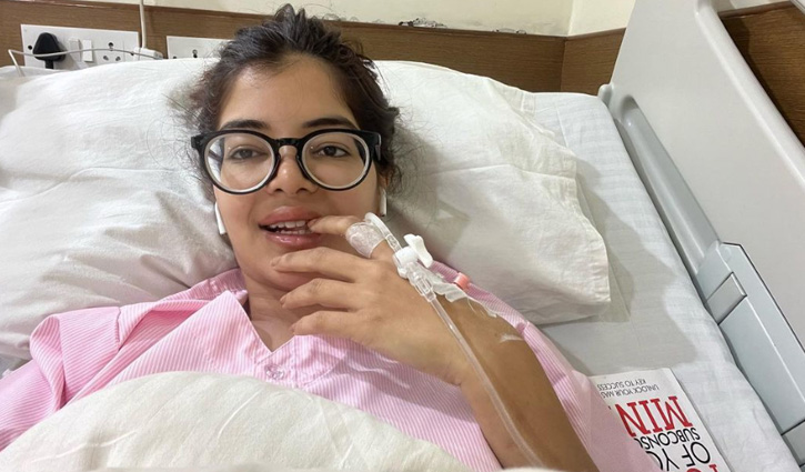 Madhumita Sarcar hospitalized