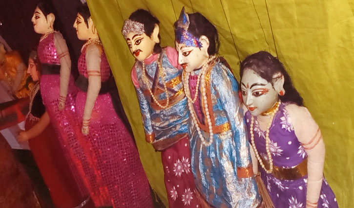 শেরপুরে ‘পুতুল নাচ’ ধরে রাখার প্রয়াস